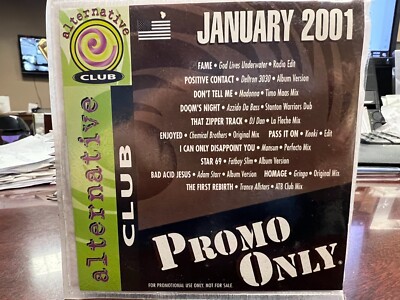 PROMO ONLY ALTERNATIVE CLUB CD JANUARY 2001 | eBay