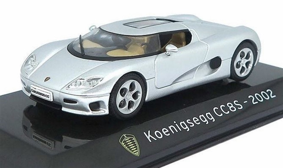 Supercars Collection Koenigsegg CC85 2002 in Silver 1:43 Scale New With ...