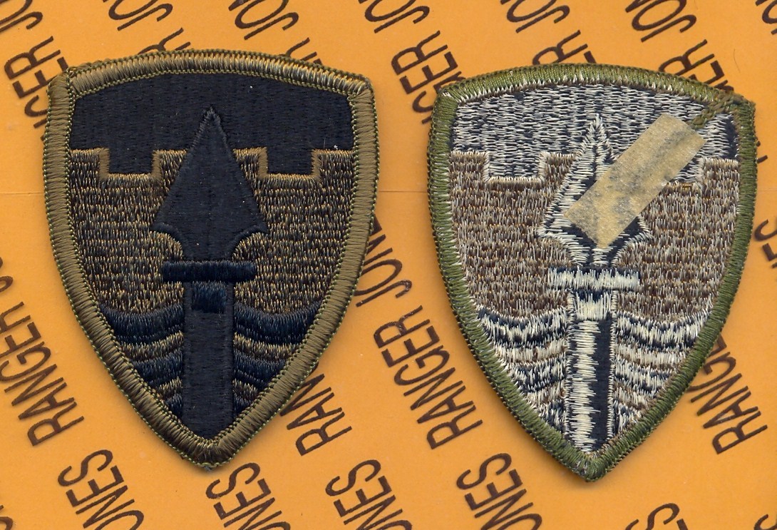 US Army 43rd Military Police MP Brigade OD Green & Black BDU uniform 3 ...