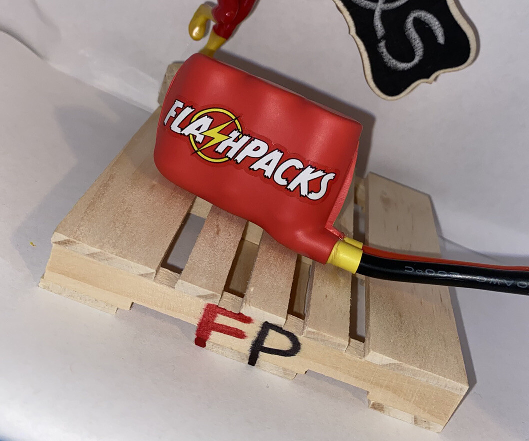 FLASHPACKS RC Cap Pack 1-2s Low Ripple Voltage Drag Pack Arrma Traxxas ...