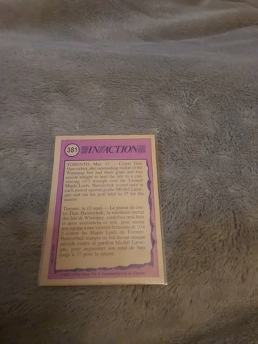 1982-83 O-PEE-CHEE Hockey #381 DALE HAWERCHUK ROOKIE In Action | eBay