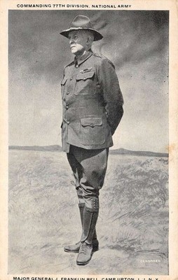 Camp Upton Long Island New York Major General Franklin Bell Postcard ...
