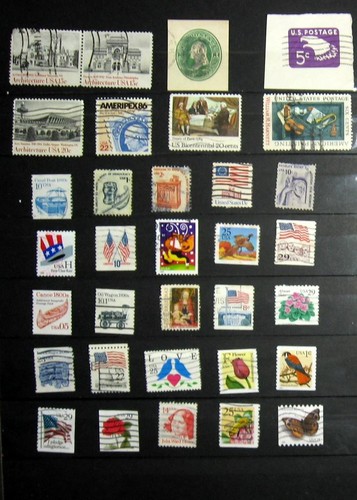 US All Different Stamp Collection Including A Classic Mint Stamp US ...