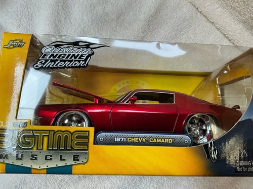 Jada Big Time Muscle 1971 Chevy Camaro Red 1:24 Diecast Custom | eBay