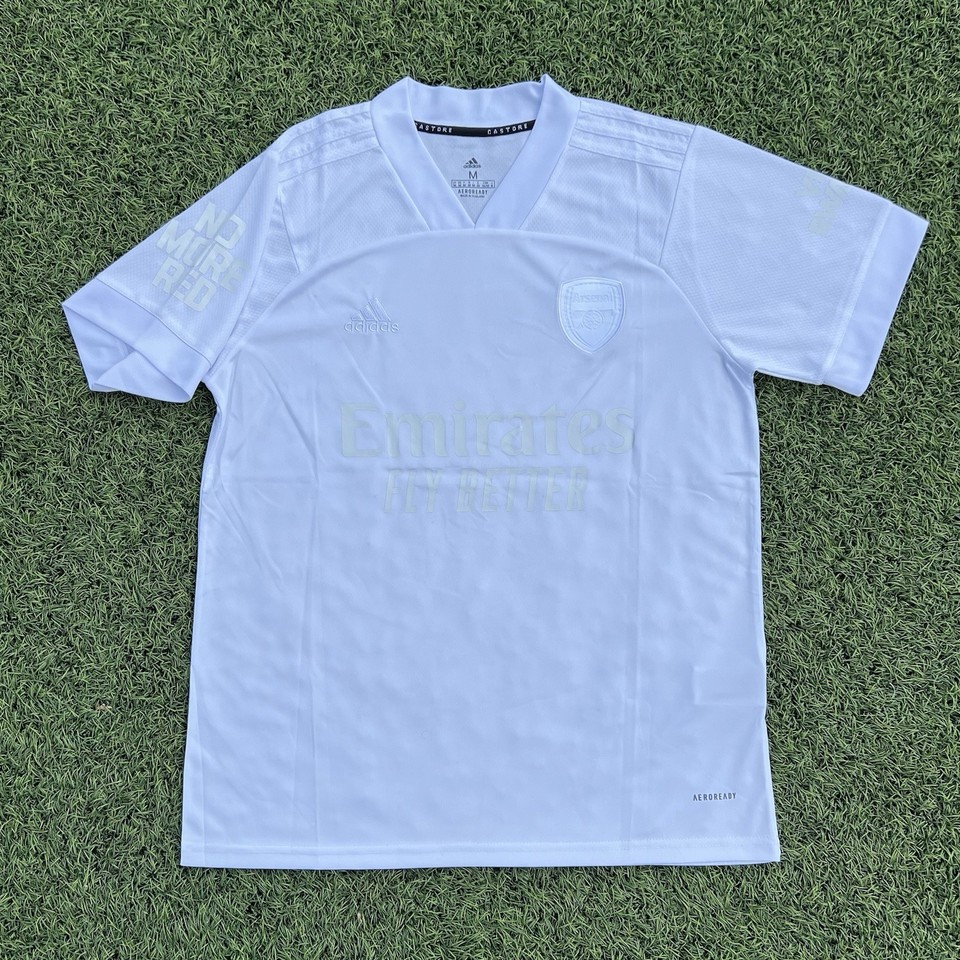 Arsenal 2021/22 Special Whiteout Kit Bukayo Saka #7 Men's M | eBay