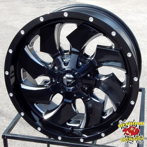 4/ 18x9" 6x135/6x5.5 Fuel OffRoad Cleaver Wheels Rims Ram Chevy Tacoma ...