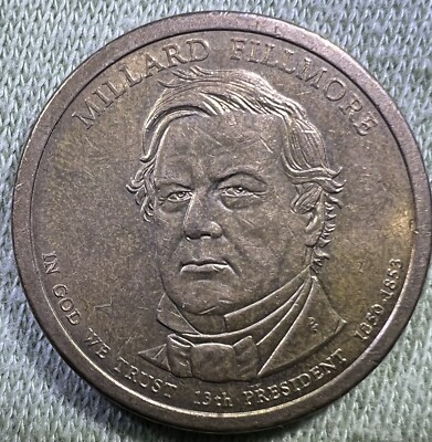 2010 p millard fillmore presidential dollar coin | eBay