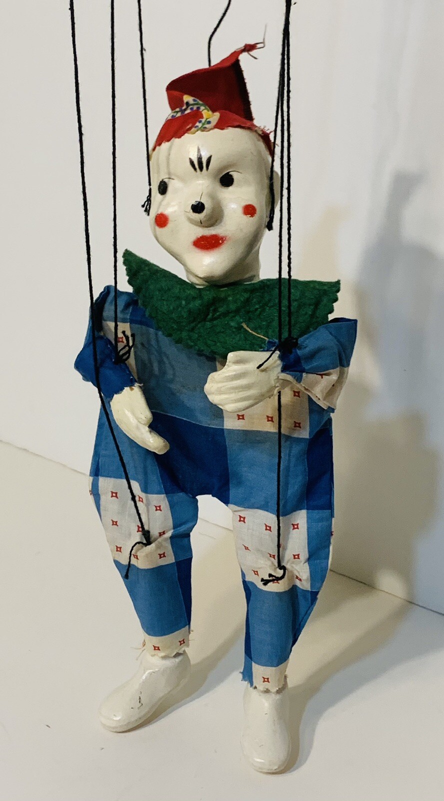 Vintage Peter Puppet CLOWN Marionette 1950's | eBay