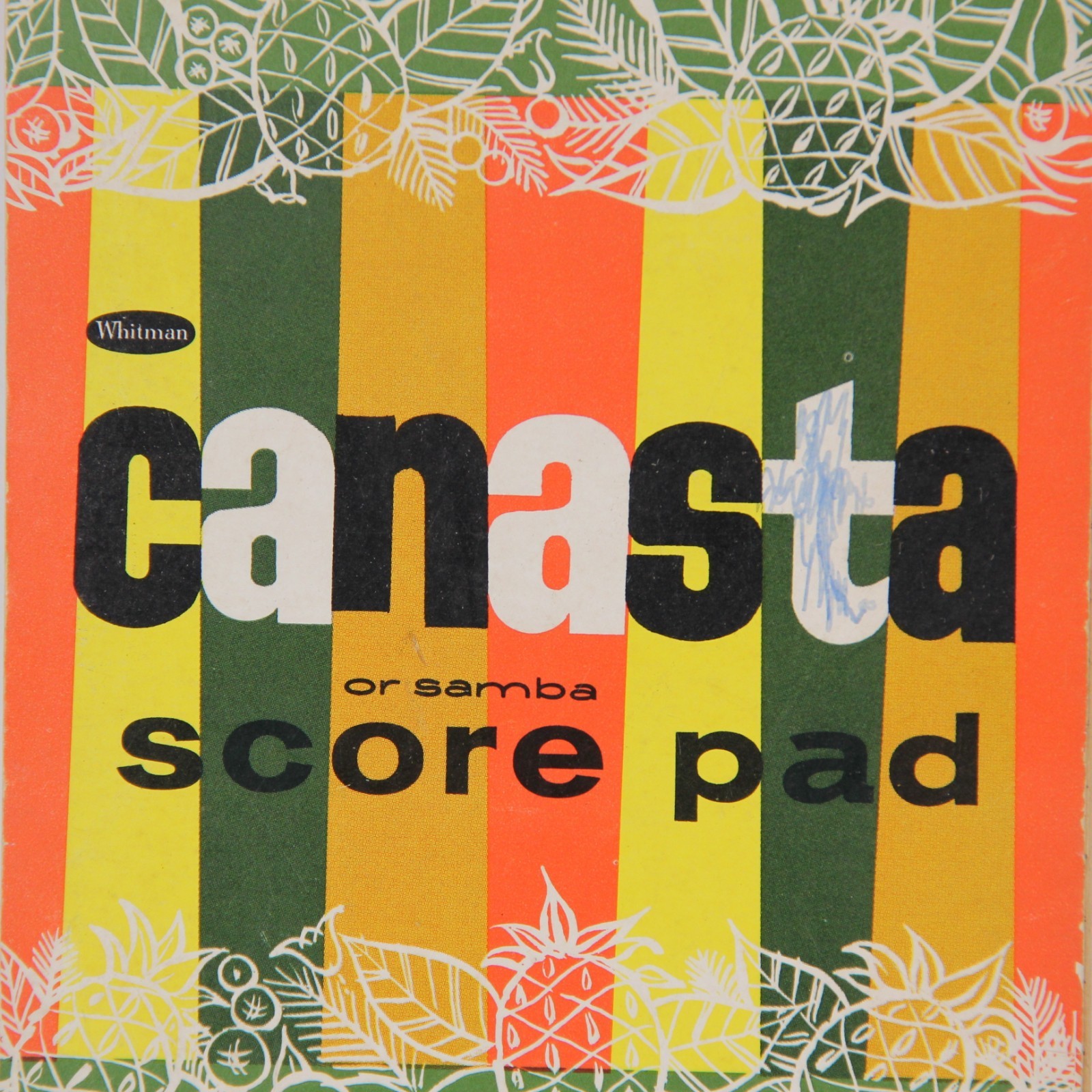 VTG Canasta Samba Score Pad Sheets Book Whitman USA - UNUSED | eBay