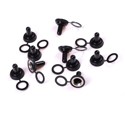 10Pcs 12mm Dia Toggle Switch Waterproof Rubber Cover Cap Waterproof ...
