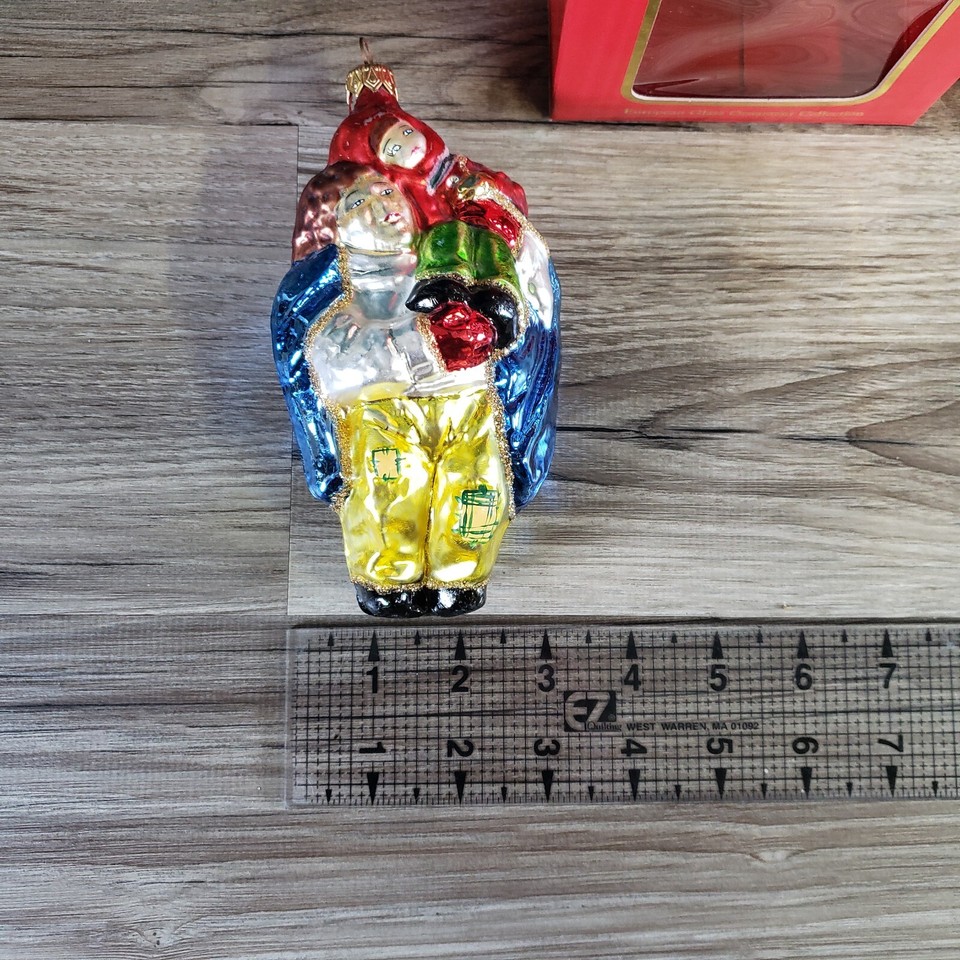House of Ivana Tiny Tim Glass Christmas Carol Ornament Trump Poland ...
