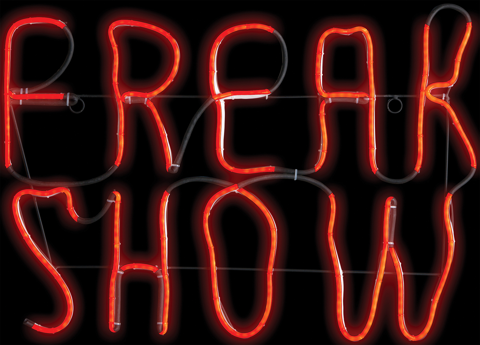 FREAK SHOW Neon Sign Circus Fair Carnival LED Light Glow Halloween Prop ...