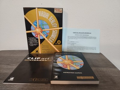 Amiga VIRTUAL REALITY STUDIO 2.0 by Domark D7 - 1992 - Floppy Copy | eBay