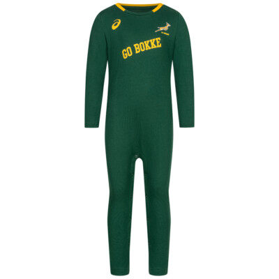 Südafrika Springboks ASICS Rugby Baby Einteiler Strampler 122946SR-4100 ...