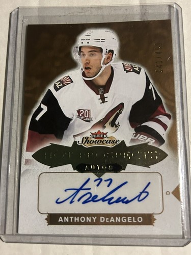 2016-17 Upper Deck Fleer Showcase - Hot Prospects Autos #176 Anthony ...