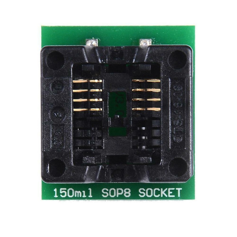 HIGH QUALITY usb programmer CH341A + SOIC8 clip + 1.8V + C1F3 adapter ...
