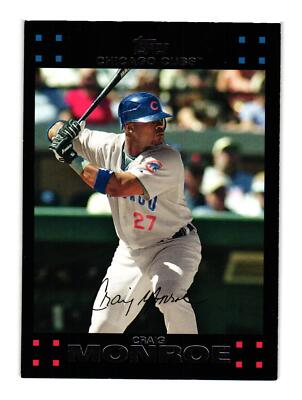 2007 Topps Updates & Highlights #UH314 Craig Monroe Chicago Cubs | eBay