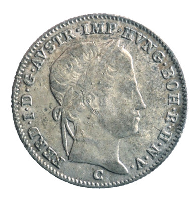 1840 AUSTRIA 5 KREUZER - AU - RARE HIGH VALUE Vintage Silver Coin - Lot ...