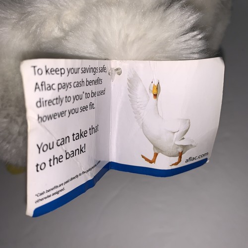 AFLAC Insurance Duck Mascot Plush Piggy Bank NWT | eBay