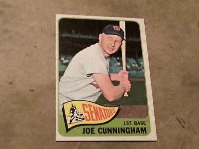 1965 Topps Joe Cunningham Baseball Cards High Number #496 - Near Mint ...