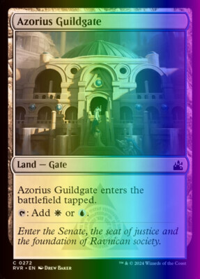 MTG Magic the Gathering Azorius Guildgate (272/497) Ravnica Remastered NM FOIL | eBay