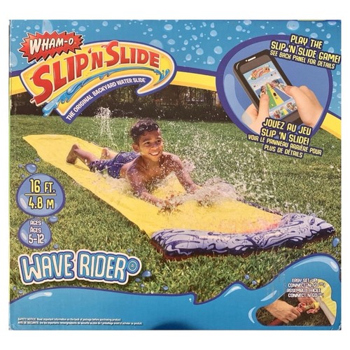 Wham-O Slip'N Slide Wave Rider Backyard Water Slide 16 ft. Slip N Slide ...