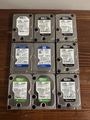 Western Digital Bulk Lot 9TB, 9x1TB Drives | eBay