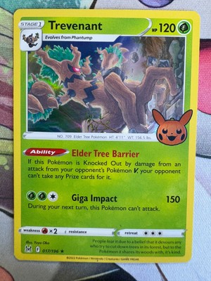 Trevenant Holo English Pokemon TCG BKBC471 | eBay