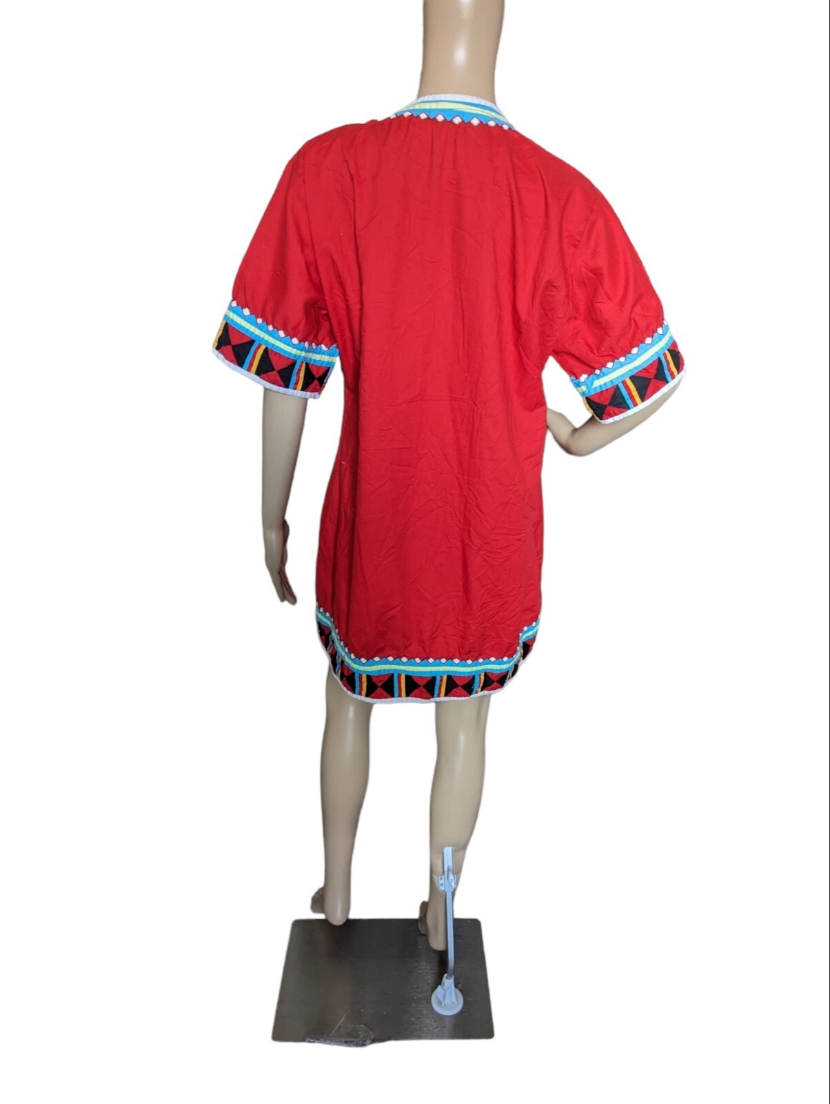 Vintage Southwestern Aztec Patchwork Tribal Tunic Min… - Gem