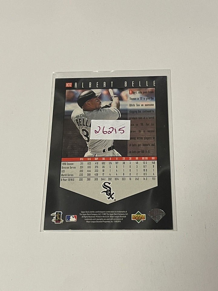1997 Upper Deck Hot Commodities #HC12 Albert Belle **026215 | eBay