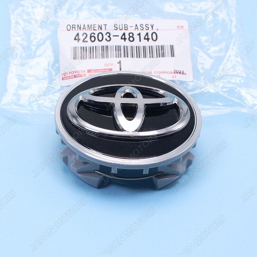 Genuine OEM Toyota Avalon Camry Wheel Hub Center Black Ornament Cap ...