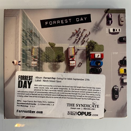 Forrest Day [Digipak] * by Forrest Day (CD, Oct-2011, Forrest Day's ...