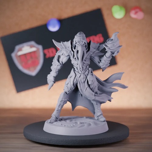 Mind Flayer Miniature DnD Illithid Dungeons and Dragons Mini DnD 5e ...