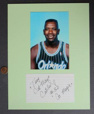 1989-93 NBA Orlando Magic star Terry Catledge signed autograph & photo ...