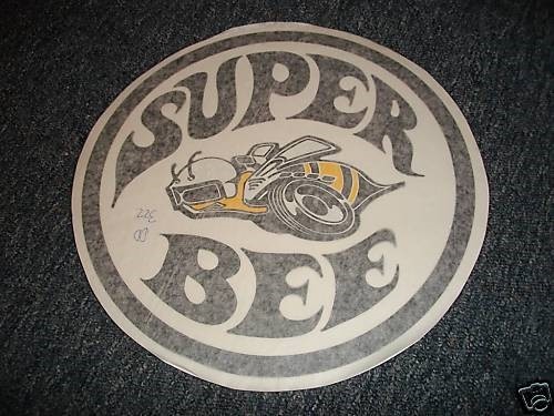 1971 DODGE SUPER BEE SUPERBEE HOOD DECAL TRANSFER | eBay
