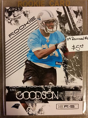 2009 Donruss Rookies and Stars #177 Mike Goodson RC 916/999 : Carolina ...