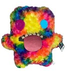 Fuggler Bigg Fugg Oogah Boogah tongue teeth button XL 16" Rainbow Plush ...