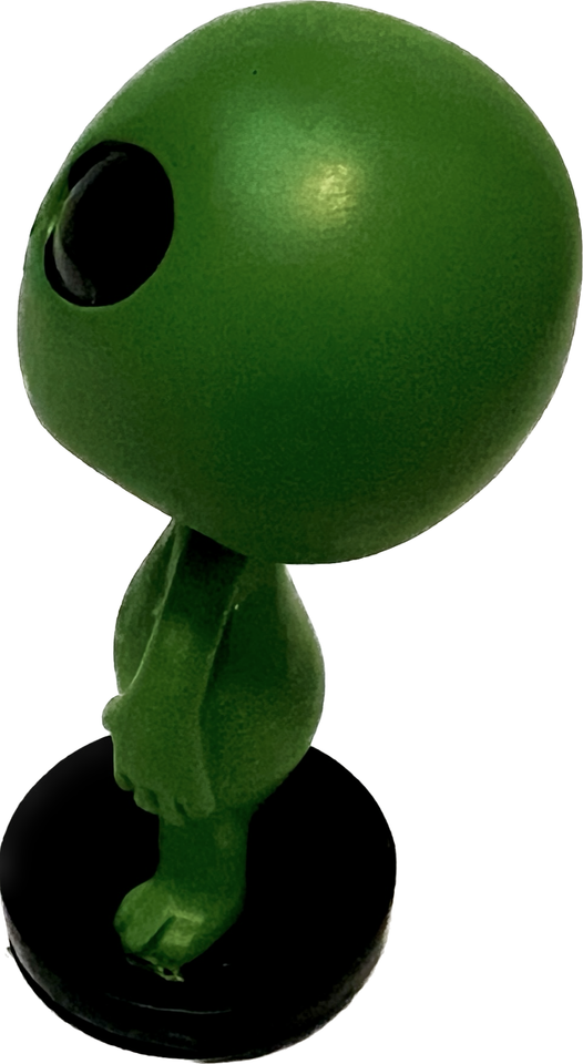 UFO Space Alien Peace Sign Bobble Head Bobblehead Doll | eBay UK