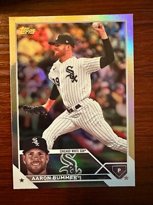 2023 Topps Update #US102 Aaron Bummer Rainbow Foil Parallel White Sox ...
