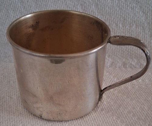 Vintage Engagement By Oneida Community Sterling Silver Baby Cup | eBay