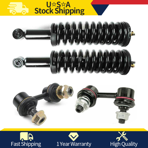 Front Complete Struts w/ Sway Bar 4PCS Set FCS For 2001-2004 Toyota ...