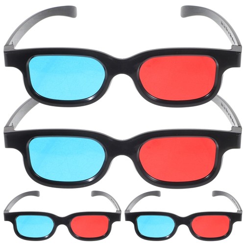 4 Pcs Glasses Game 3d Man Theatre Kids' Party Eyewear | eBay