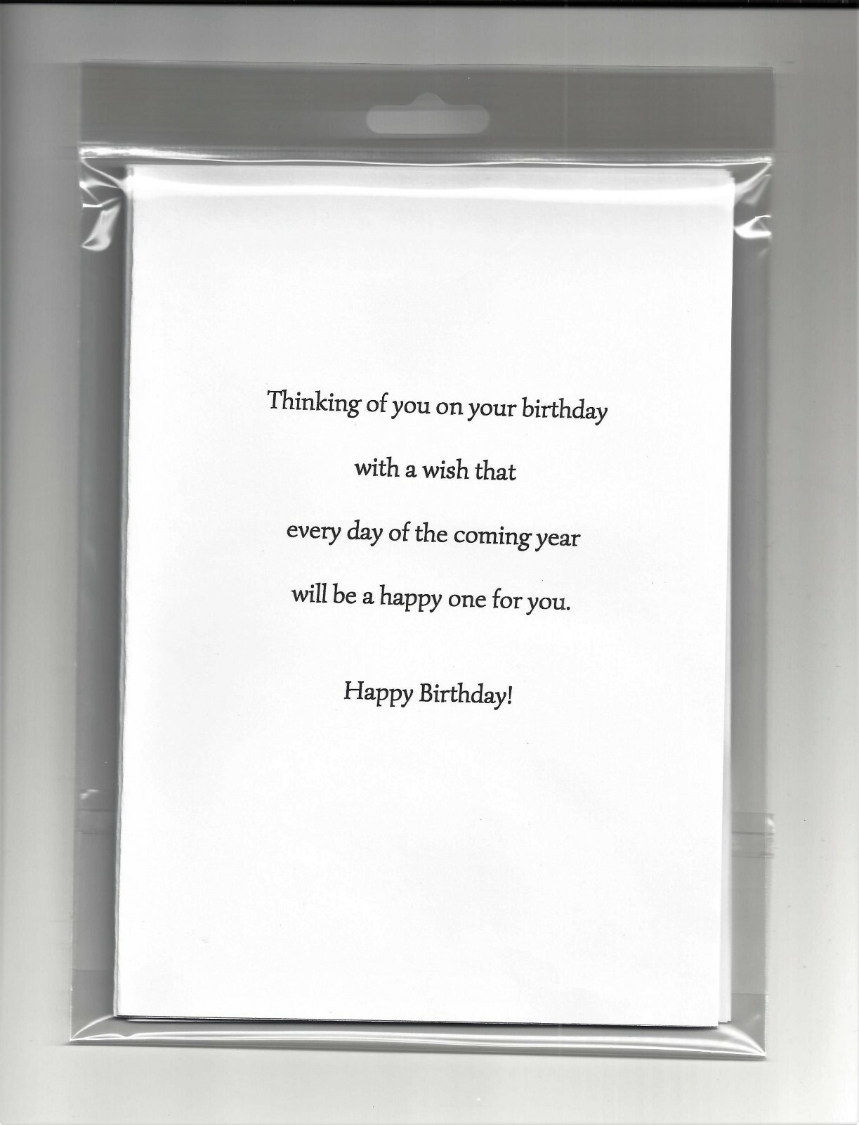 10 BIRTHDAY CARD INSERTS PRE-CUT, A5, A6, 5x5, 6x6,7x5, 100gsm, 5 ...