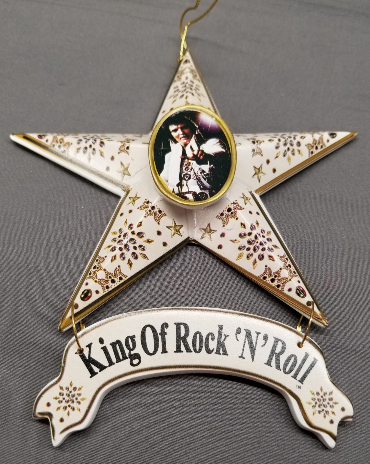 Elvis Presley - The King of Rock N Roll Star Ornament or Magnet - New ...