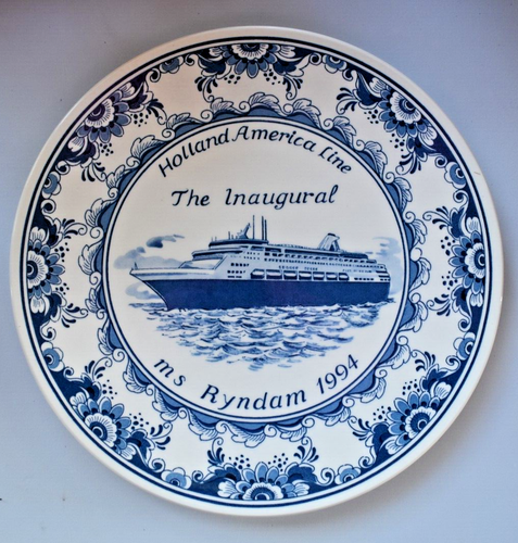 Holland America Line, The Inaugural "MS RYNDAM 1994" Blue Delft Cruise ...