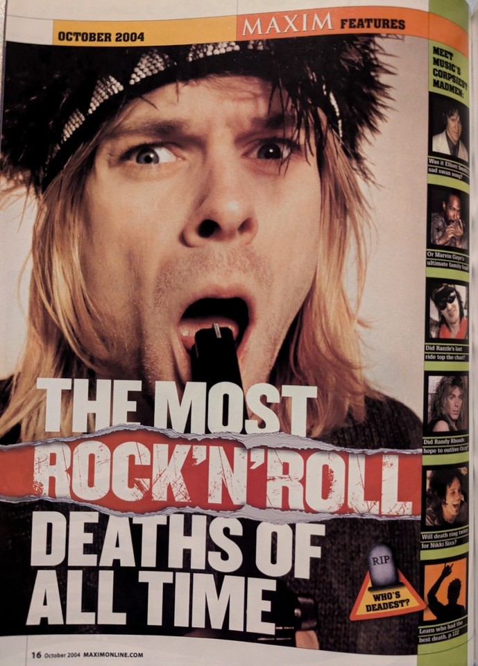 Maxim Magazine October 2004 Avril Lavigne, Fergie, Kanye West, Crazy ...
