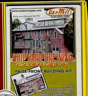 Bar-Mills Shipyard Brewing Company - Kit - HO Scale Model Railroad ...