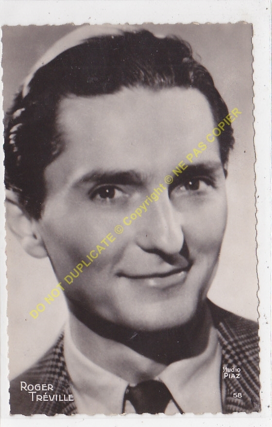 RPPC STAR Roger Treville Wilm Photo Teddy Piaz Edit P.I. 58 | eBay