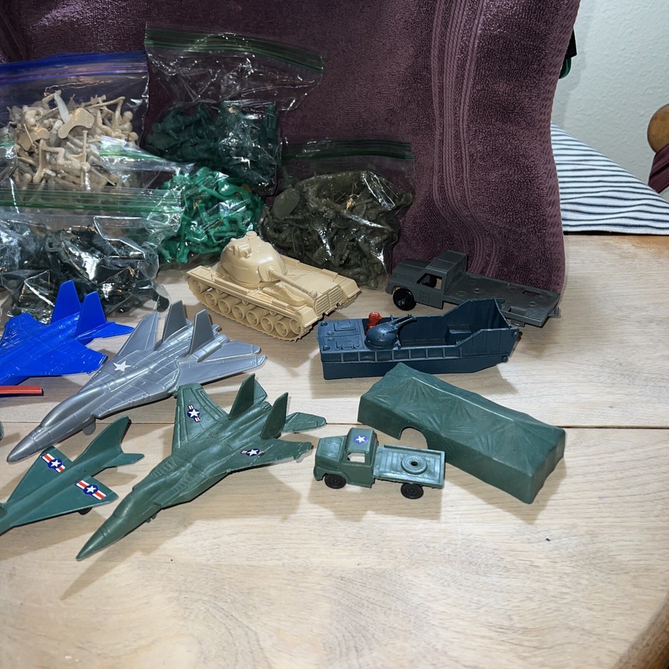 Vintage Processed Plastics Co. Military Toy Huge Lot As Is Some Pieces ...