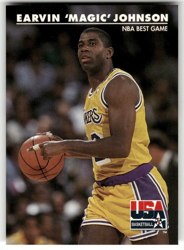 1992 SkyBox USA #31 Earvin "Magic" Johnson USA | eBay